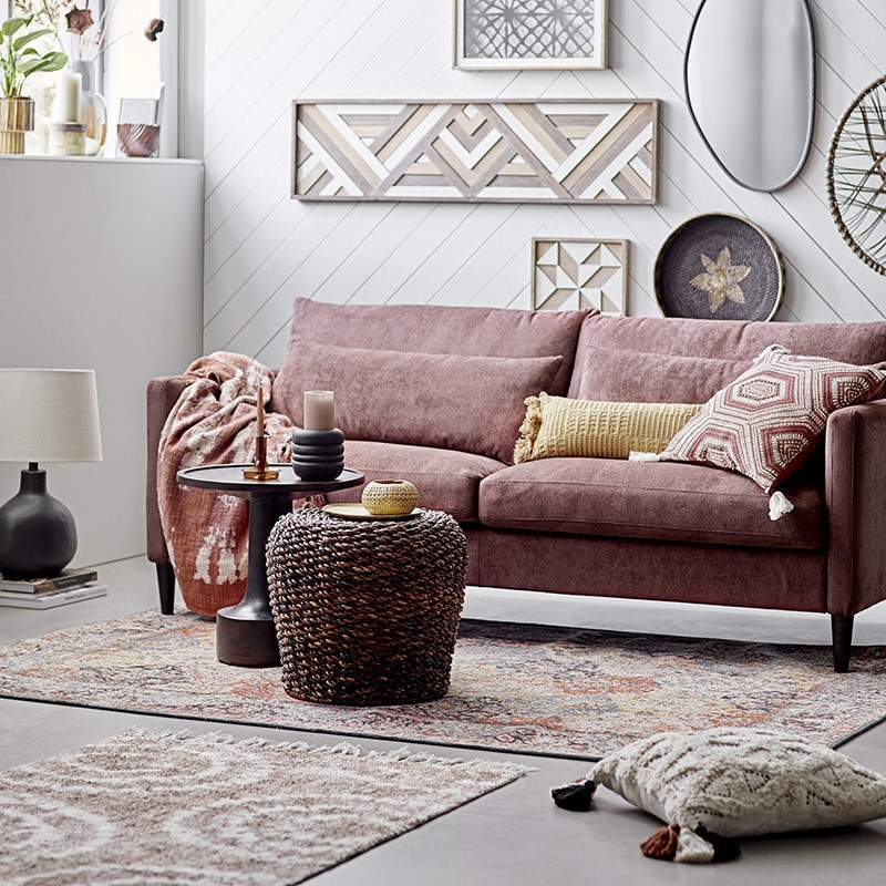 BOUT DE CANAPÉ ROND EN BOIS CREATIVE COLLECTION BLOOMINGVILLE - BELO