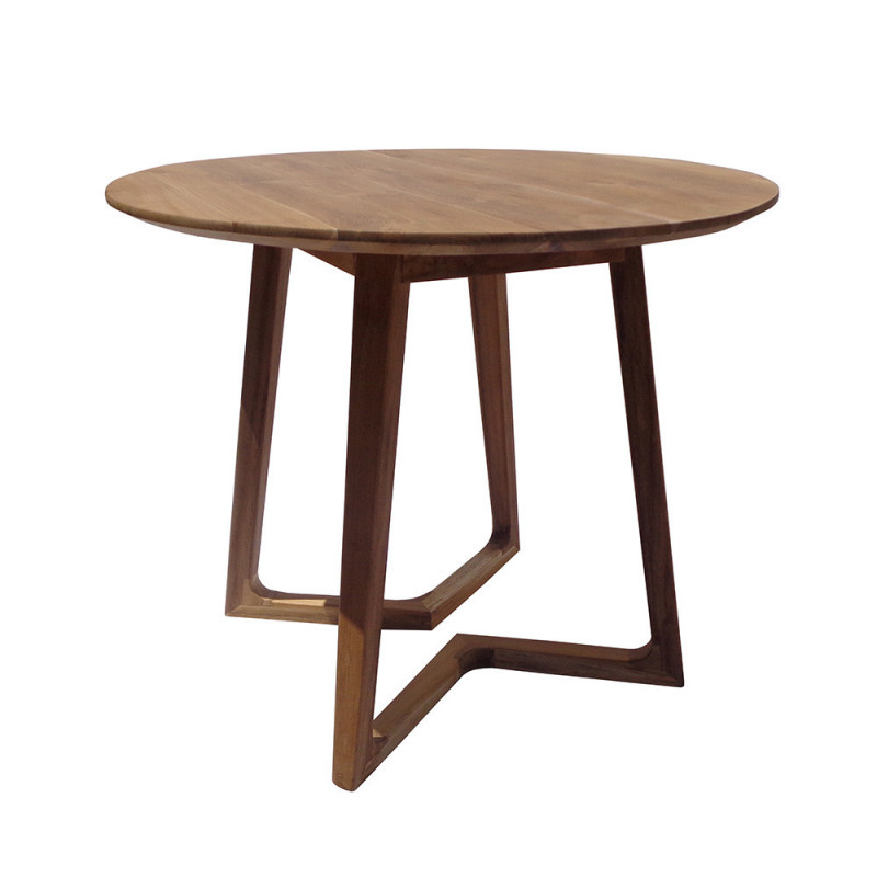 Petite table ronde en bois 90cm sur Coup de Cœur Design