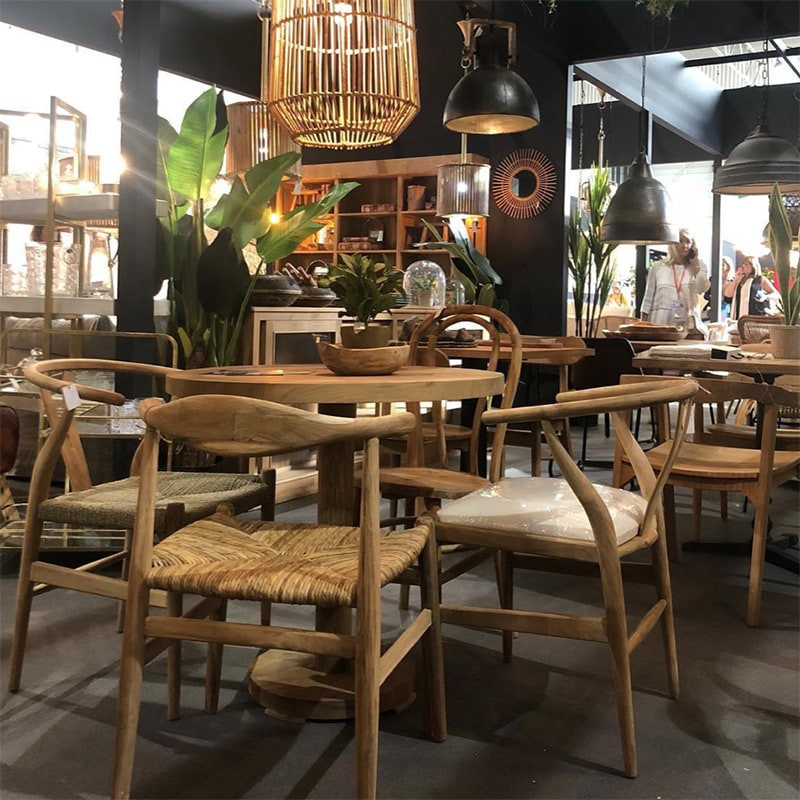 Petite table ronde en bois 80 cm sur Coup de Cœur Design