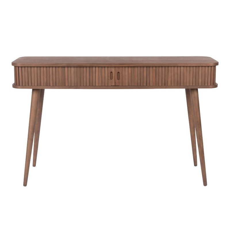 Bureau console bois design rangement sur Coup de Cœur Design