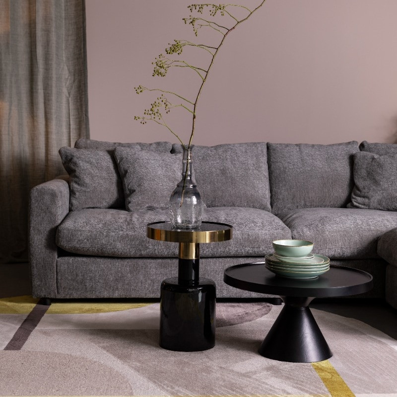 Petite table basse ronde noire Zuiver - Coup de Cœur Design