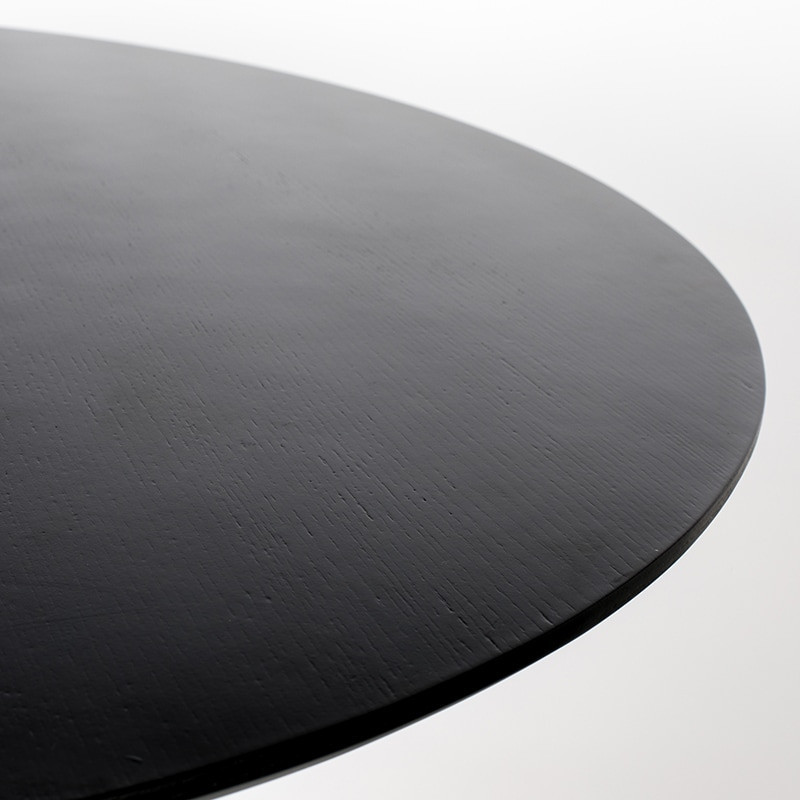 Table ronde noire design 100cm Zuiver - Coup de Cœur Design