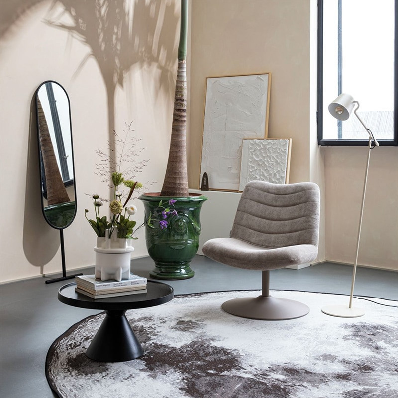 Petite table basse ronde noire Zuiver - Coup de Cœur Design